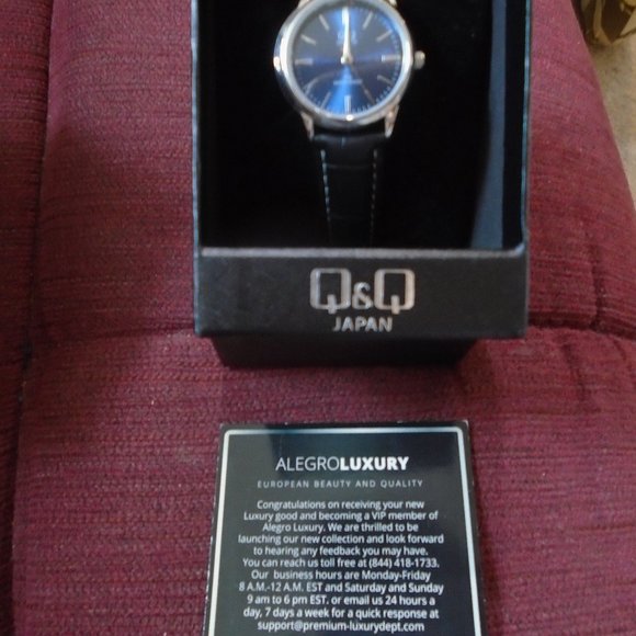 Q&Q Japan | Accessories | Mens Quartz Water Resistant Watch Nib | Poshmark